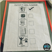 Using Visual Schedules in the Special Education Classroom - Full SPED Ahead