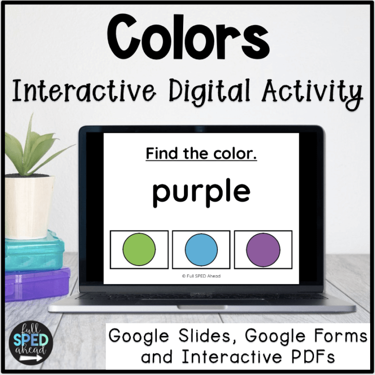 2 Ways to Teach Everyday Color Identification - Full SPED Ahead