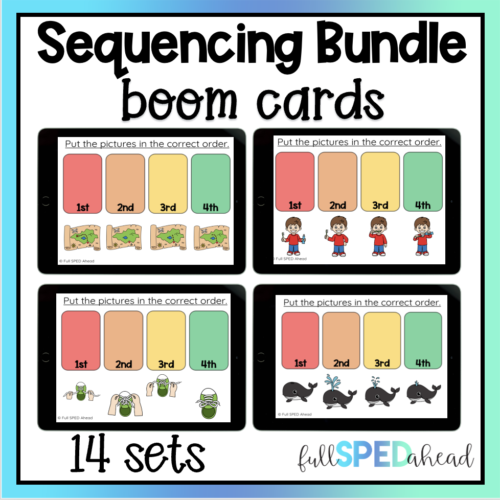 Simple Sequencing in Special Education - Full SPED Ahead
