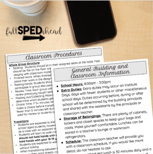 Paraprofessionals in Special Education - Full SPED Ahead