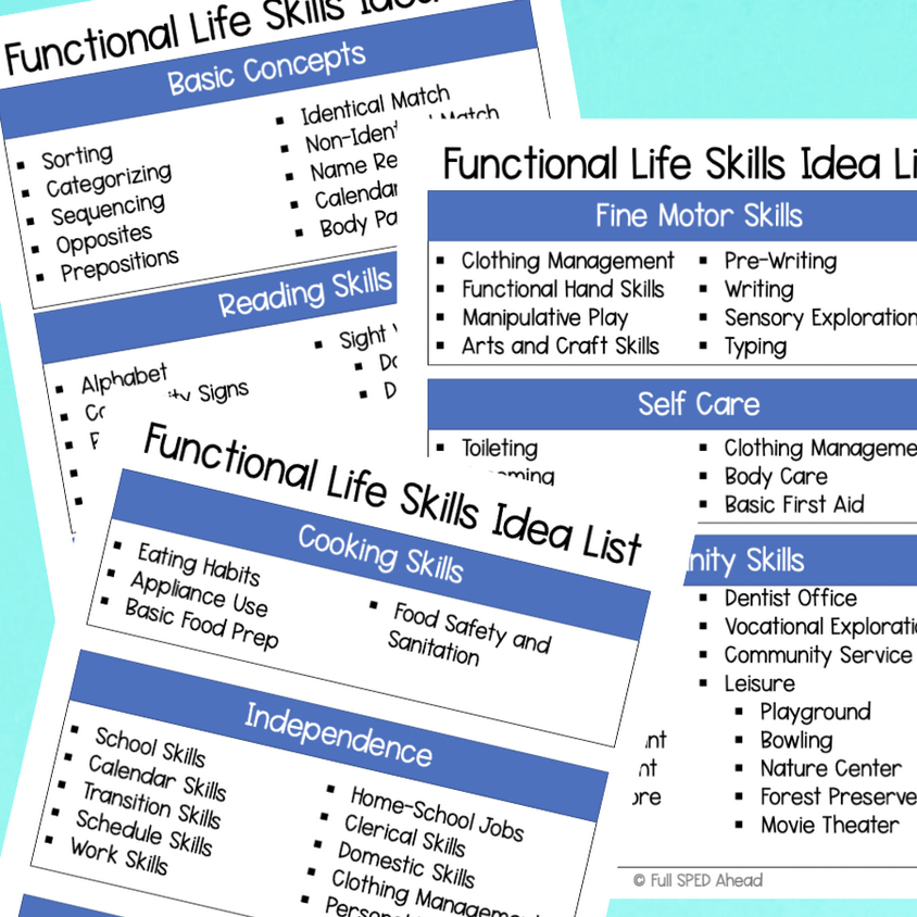 10 Must Haves for Special Education Prep - Full SPED Ahead