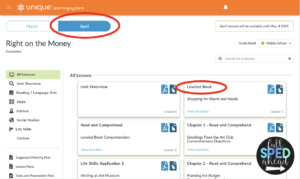 How to Plan for Unique Learning System Monthly Lessons - Full SPED Ahead