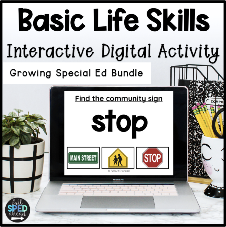 How to Use Digital Task Cards in Special Education - Full SPED Ahead
