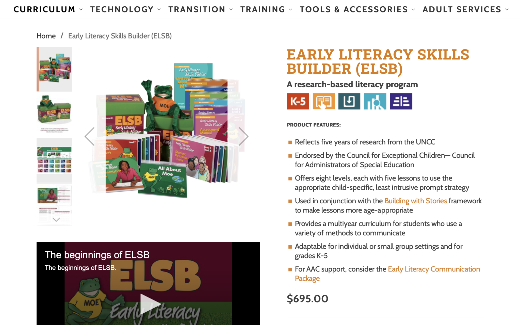 Growth in Literacy Skills: 5 ELA Curricula for Special Education - Full ...