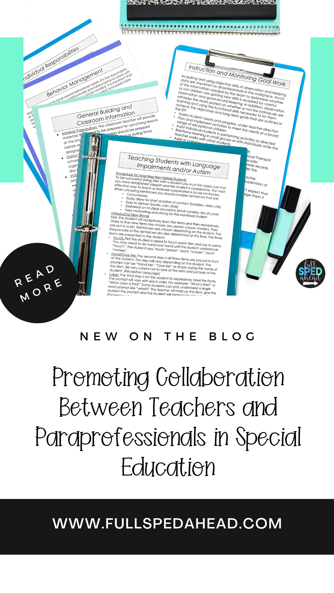 Promoting Collaboration Between Teachers and Paraprofessionals in ...
