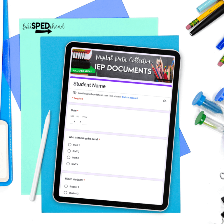 Maximize Tracking With IEP Goals for Student Centers and Rotations ...