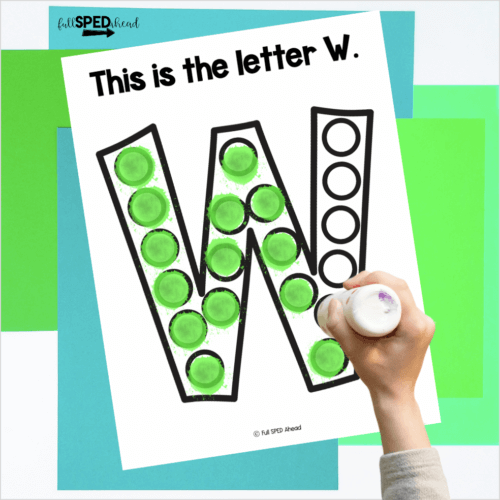 Free Alphabet Coloring Pages Fine Motor Activities Bingo Marker Dauber ...