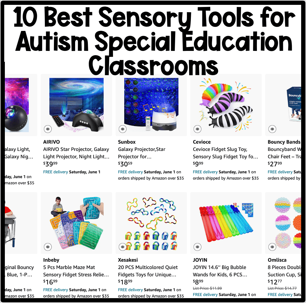 10 Best Sensory Tools for Autism Special Education Classrooms - Full ...