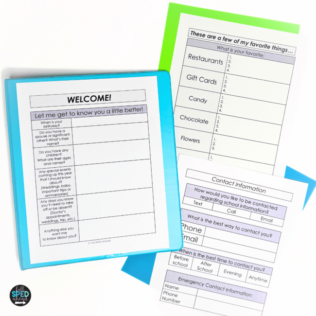 Comprehensive Paraprofessional Training Binder for Back to School ...