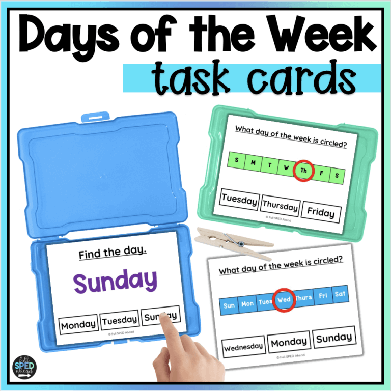 The Importance of Task Card Centers in Special Education: Highlighting ...