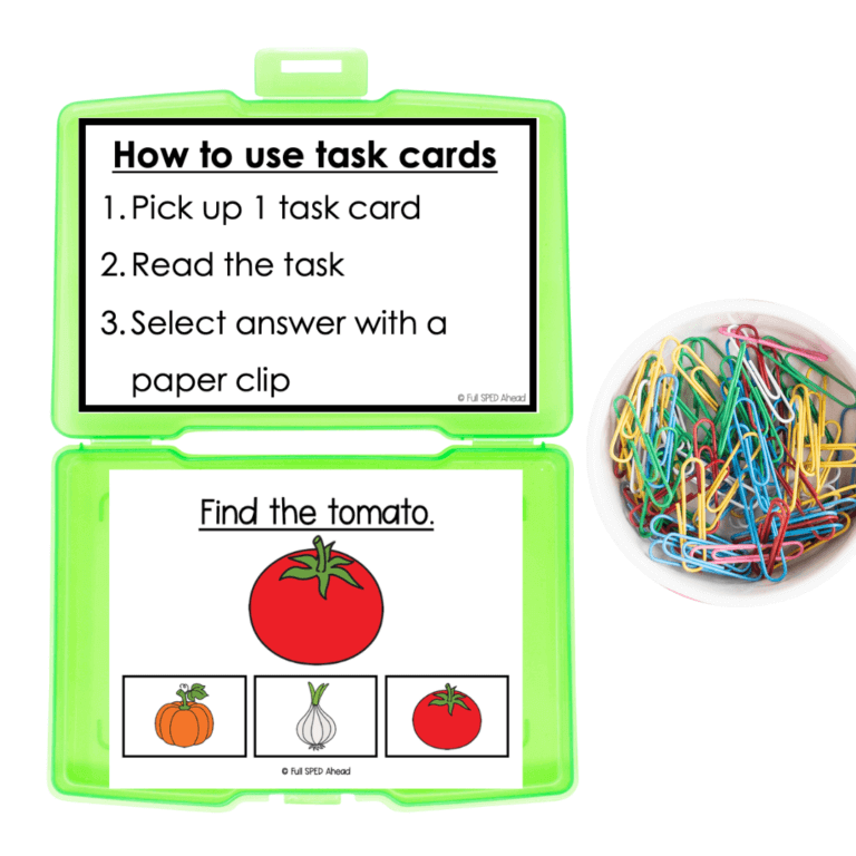 Free Written Directions Independent Work Task Boxes Special Education ...