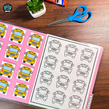 Back to School Errorless File Folders Autism Leisure Centers Special ...