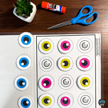 October Halloween Errorless File Folder Game Autism Centers Special ...