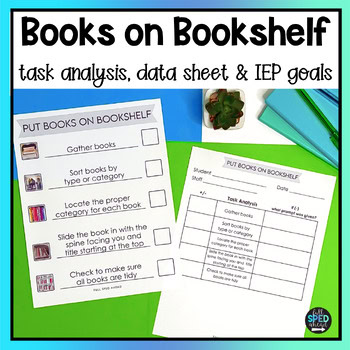 Put Books Away Bookshelf Visual Task Analysis Template Special ...