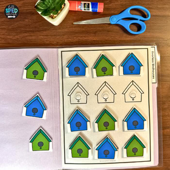 Errorless File Folder Activities First Day of School Special Education ...