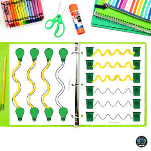 Fine Motor Tracing Worksheet Practice Occupational Therapy Earth Day ...