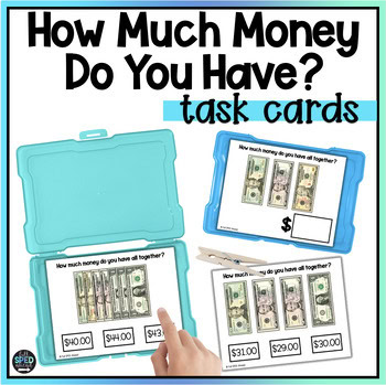 How Much Money? Math Skills Financial Money Task Cards Special ...