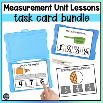 Math Measurement Unit Lessons Centers Task Cards Skills Special ...