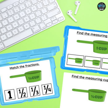 Measurement Activities Measuring Cups Cooking Task Cards Special ...