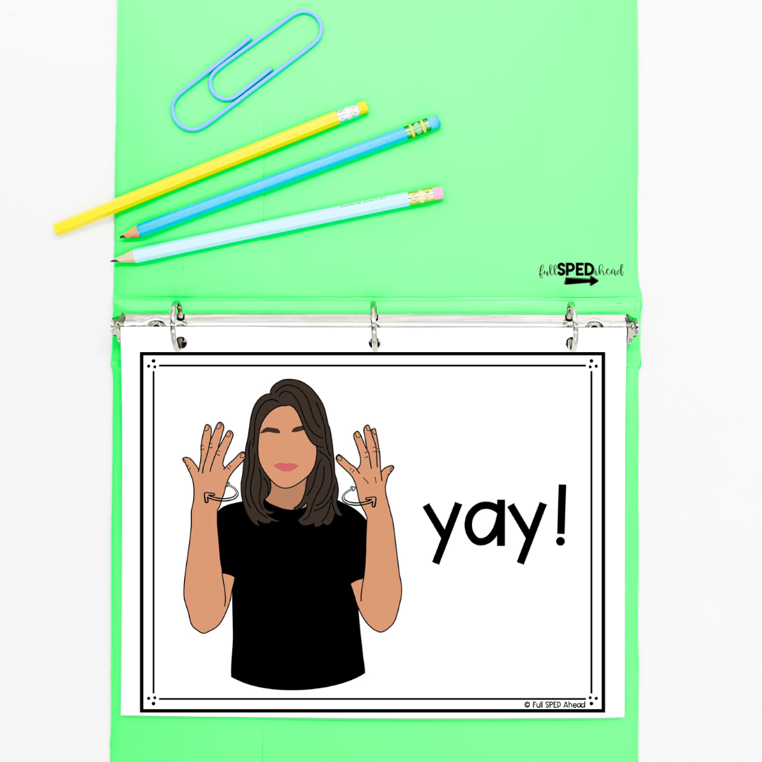 Positive Behaviors ASL Sign Language Printable Bulletin Board Posters ...